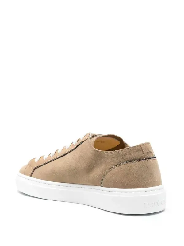 DOUCAL'S Monili Chain Detail Suede Sneakers