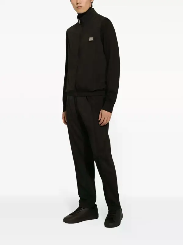 Dolce & Gabbana Logo Plaque Gilet - Black