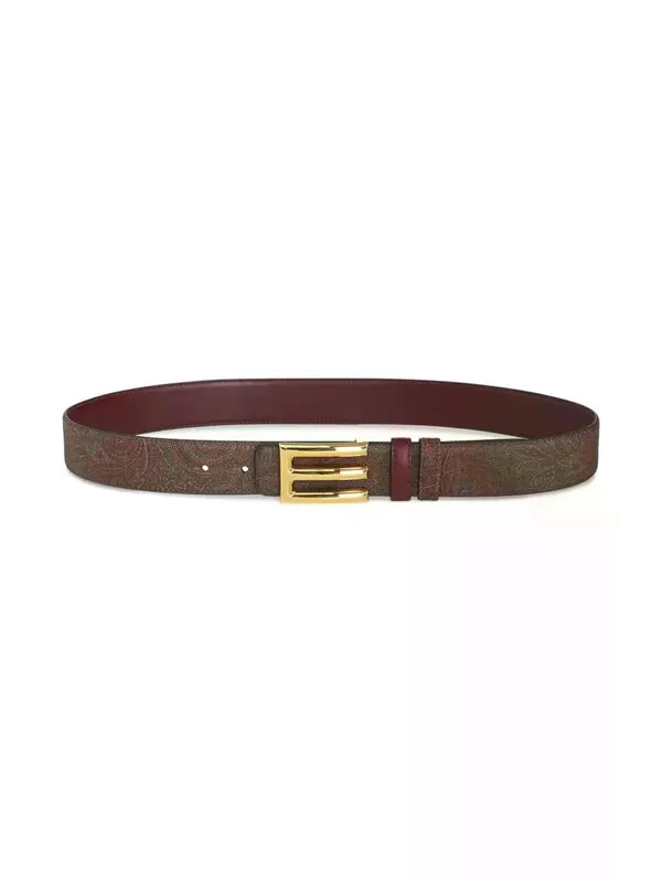 Etro Reversible Paisley Print Belt