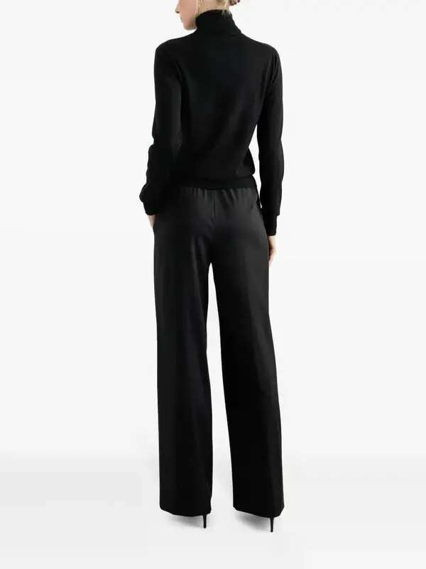 Dolce & Gabbana Logo-embroidered Roll Neck Sweater