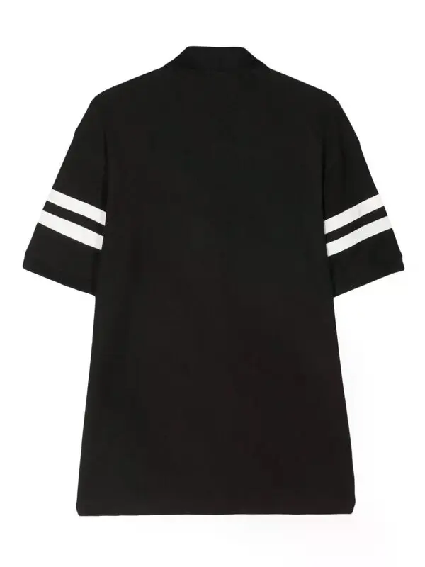 Tommy Hilfiger Monotype Stripe Cotton Polo Shirt