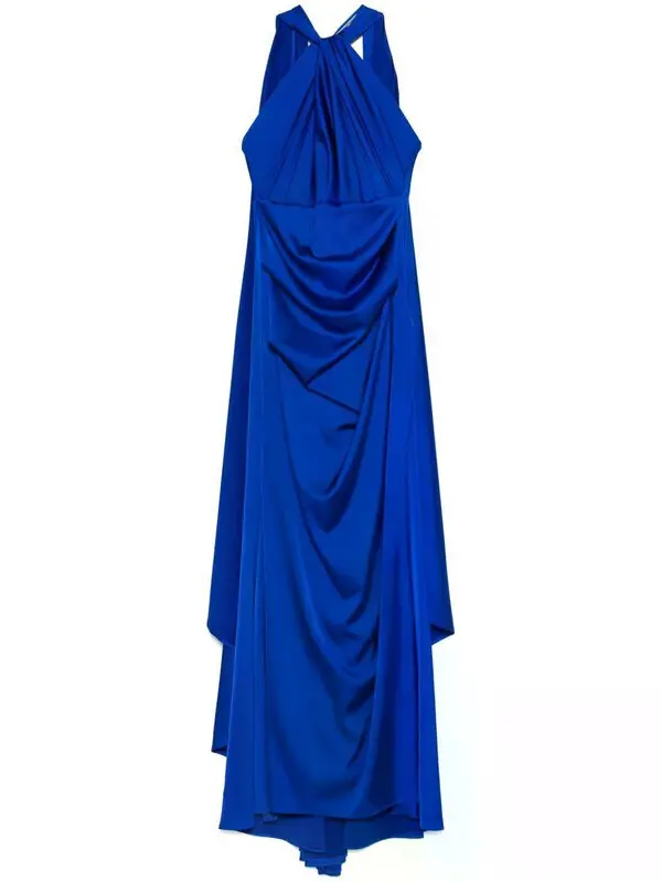 Talbot Runhof Cape-insert Gown