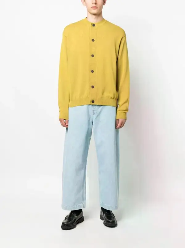 Studio Nicholson Cropped Wide-leg Jeans