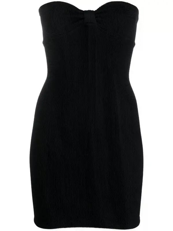 REINA OLGA Master Tigress Strapless Mini Dress