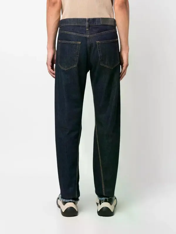 LANVIN Mid-rise Straight-leg Jeans