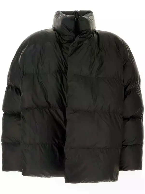 Balenciaga Logo Print Puffer Jacket