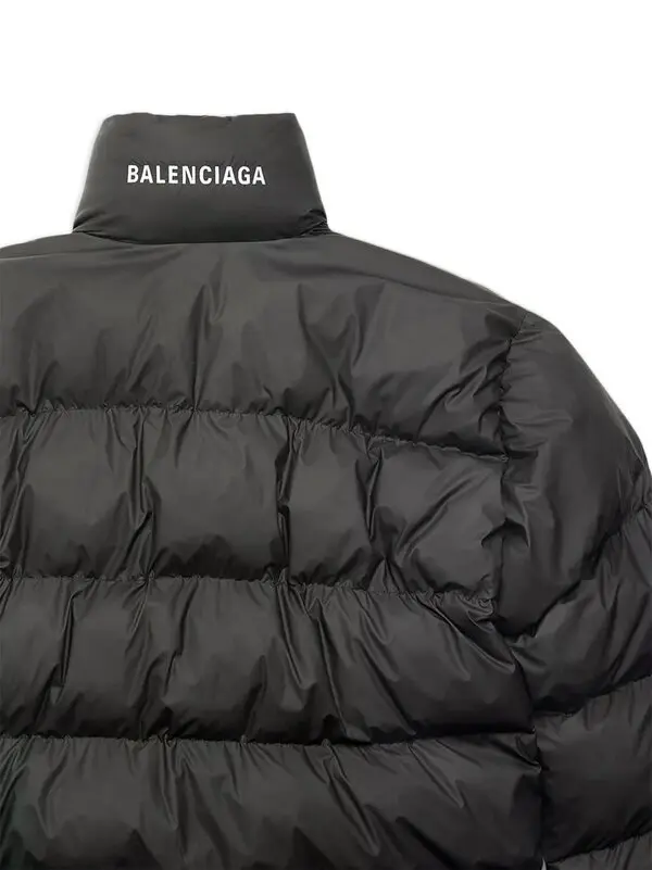 Balenciaga Logo Print Puffer Jacket