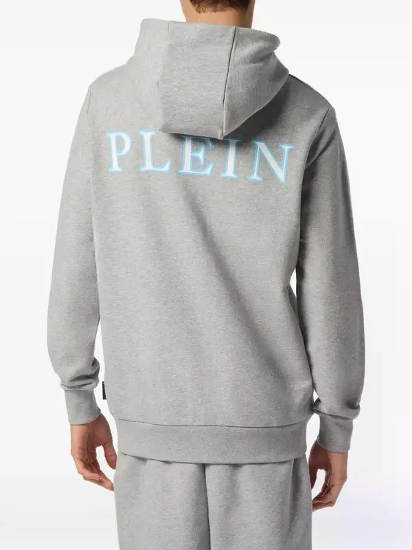 Philipp Plein Zip-up Hoodie - Grey