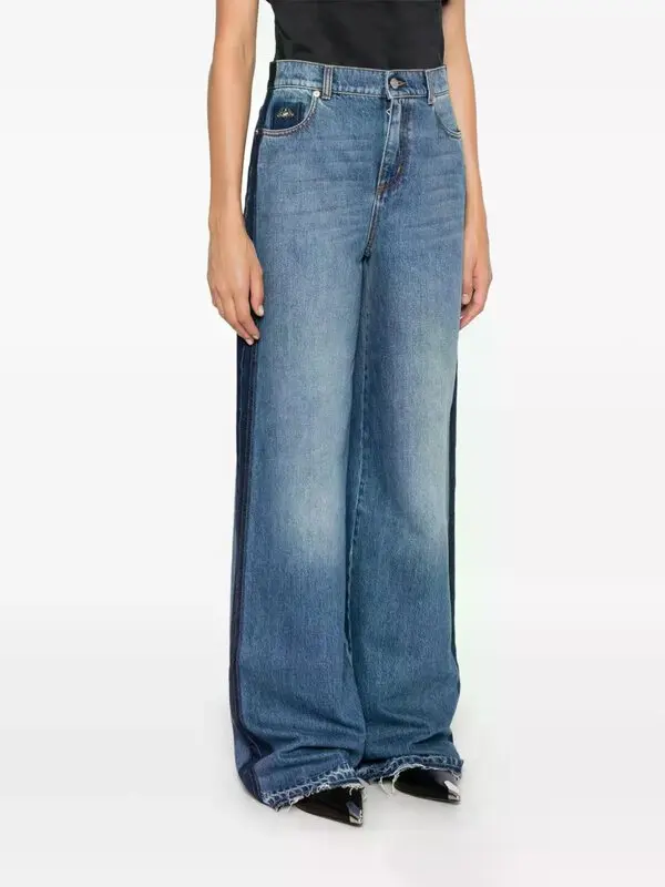 Alexander McQueen Logo-plaque Jeans