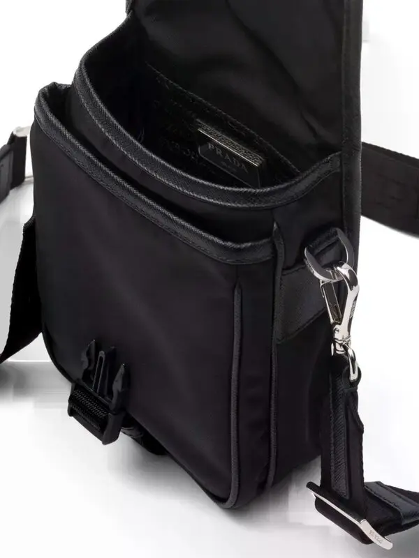 Prada Re-nylon Logo-plaque Messenger Bag
