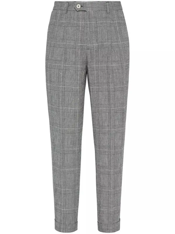 Brunello Cucinelli Prince Of Wales Check Trousers