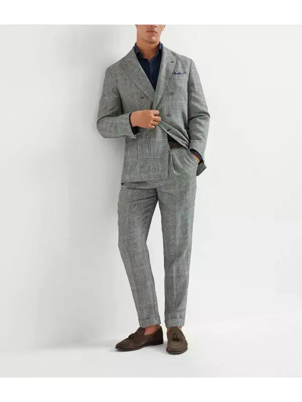 Brunello Cucinelli Prince Of Wales Check Trousers