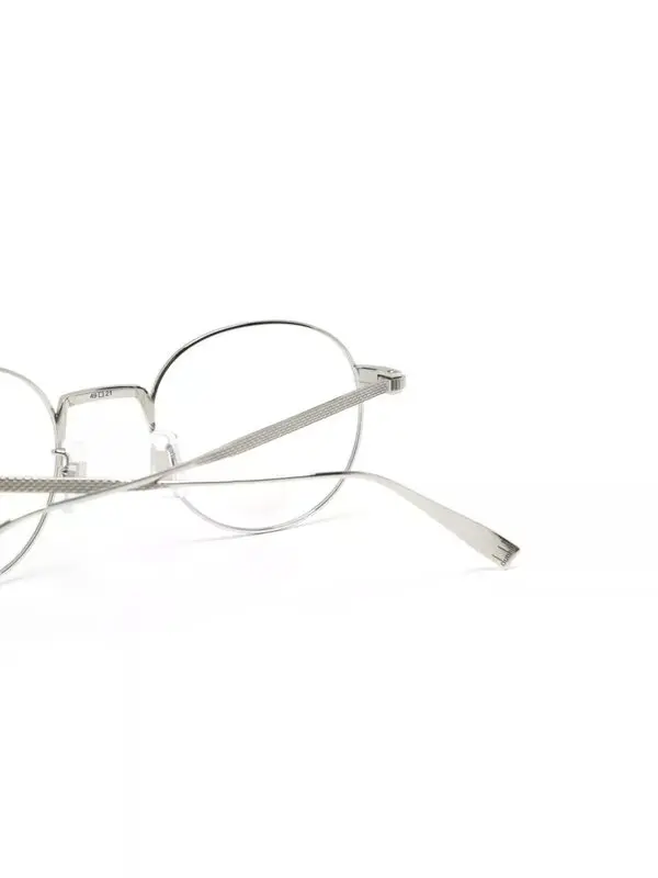 Dunhill Round Frame Eyeglasses - Silver