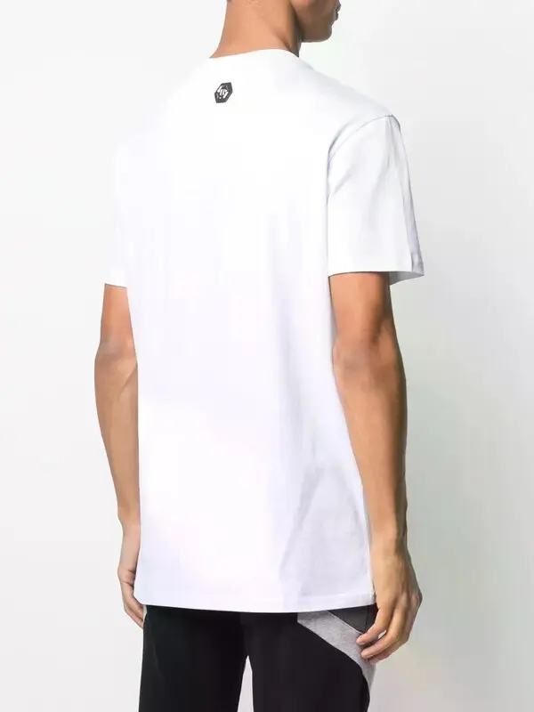 Philipp Plein Graphic Skull Crew Neck T-shirt