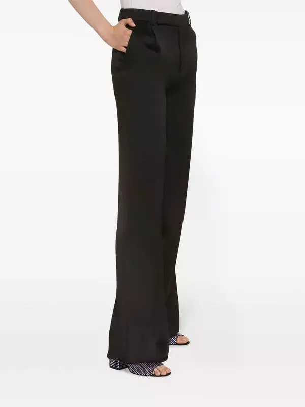 Saint Laurent Pleated Straight Trousers