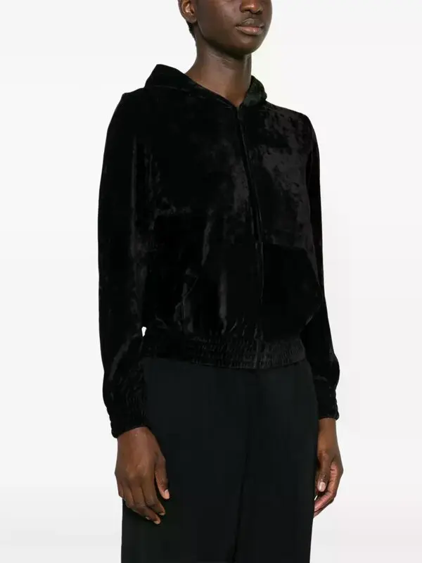 Balenciaga Bb Paris Velvet Hoodie
