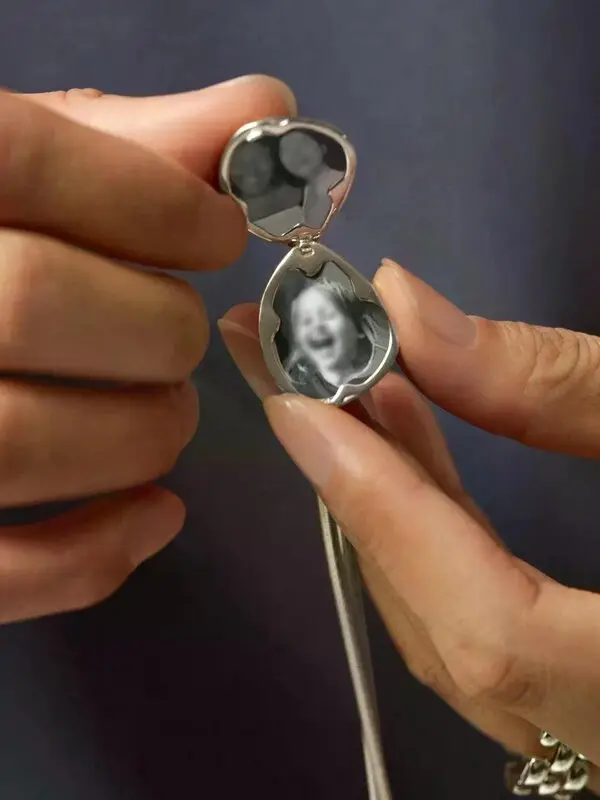 Monica Vinader Deia Pebble Locket - Silver