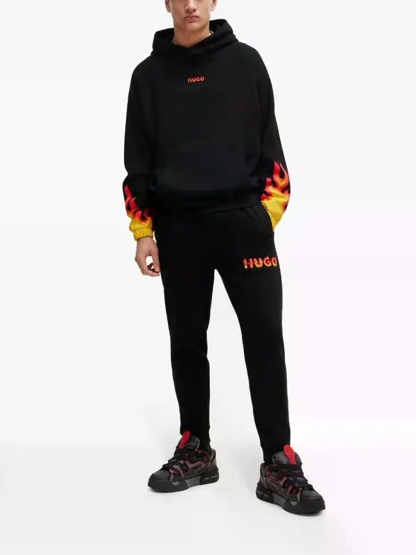 Hugo Mid-rise Straight-leg Track Pants