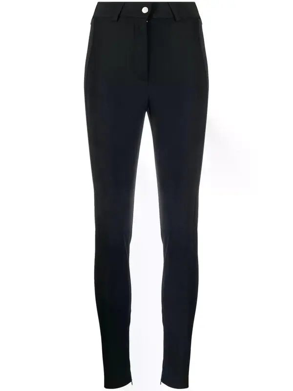 MISBHV High-waisted Skinny Trousers With Ankle Zips