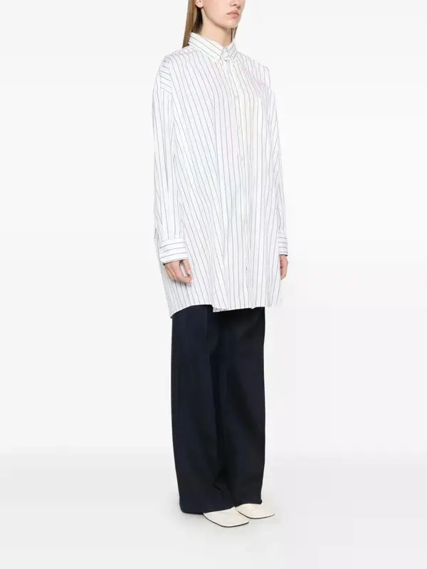 Fabiana Filippi Striped Cotton Poplin Shirt