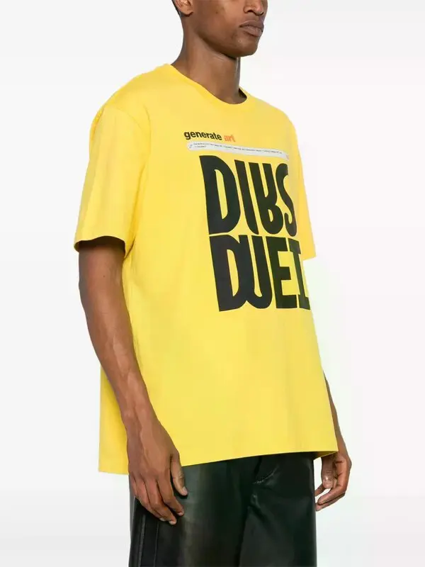 DOUBLET Ai-generated Cotton T-shirt