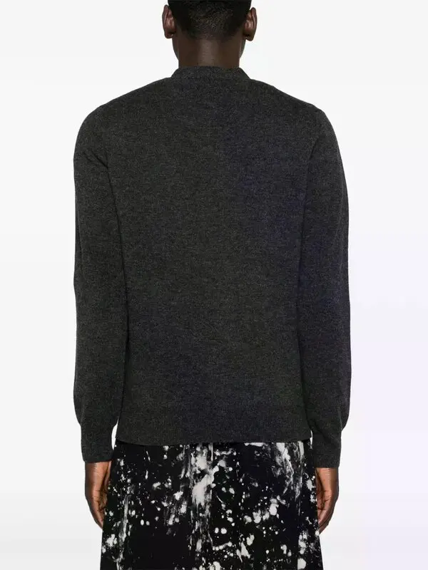 Play Comme Des Garcon Heart-patch Wool Cardigan