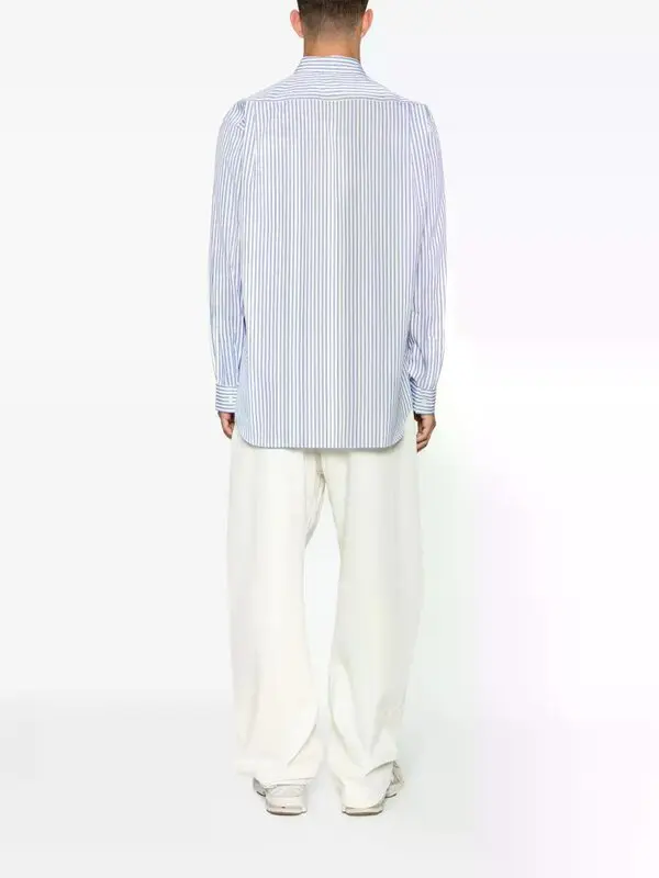 Comme Des Garçons X Lacoste Graphic-print Shirt - White