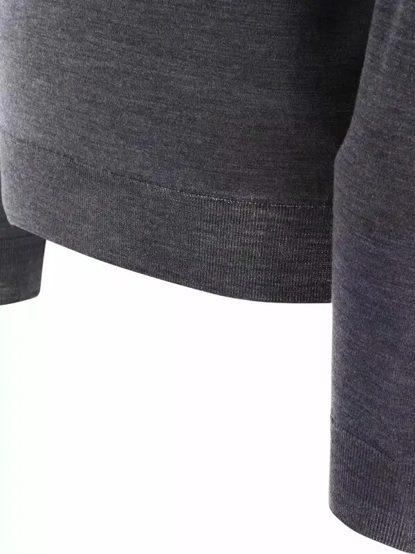 John Smedley Merino Wool Polo Shirt - Grey