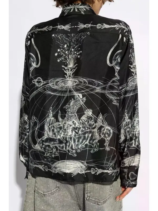 Fabiana Filippi Graphic-print Silk Shirt
