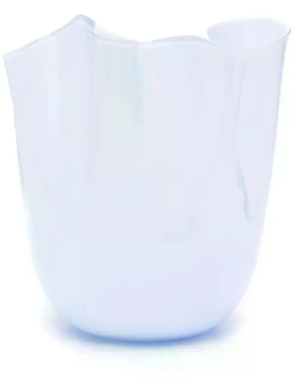VENINI Fazzoletto Murano-glass Vase - Blue