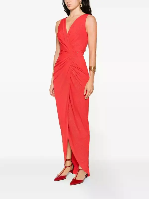 NISSA Glitter Maxi Dress
