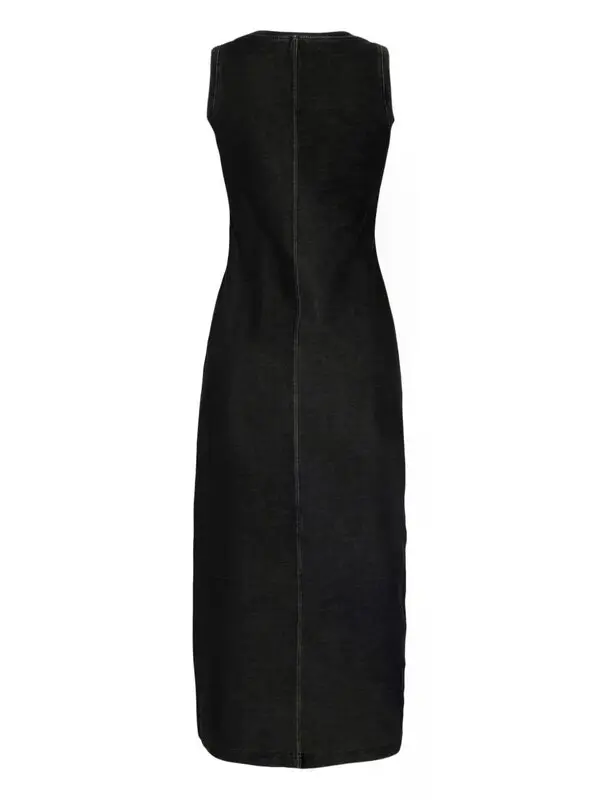 FENG CHEN WANG Sleeveless Denim Maxi Dress