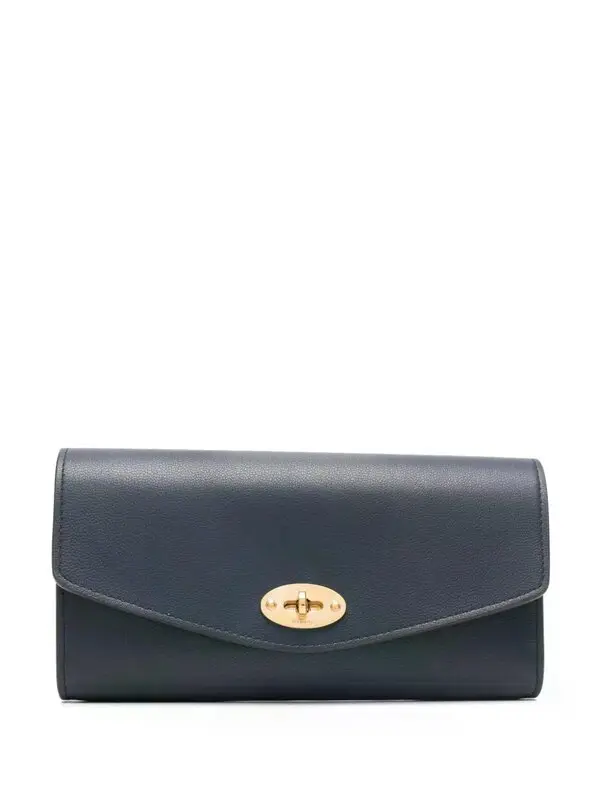 Mulberry Darley Leather Wallet - Blue