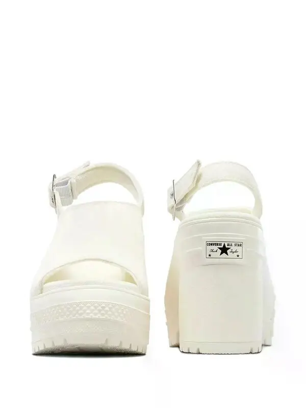 CONVERSE Chuck 70 De Luxe Slingback Heeled Sandals - White