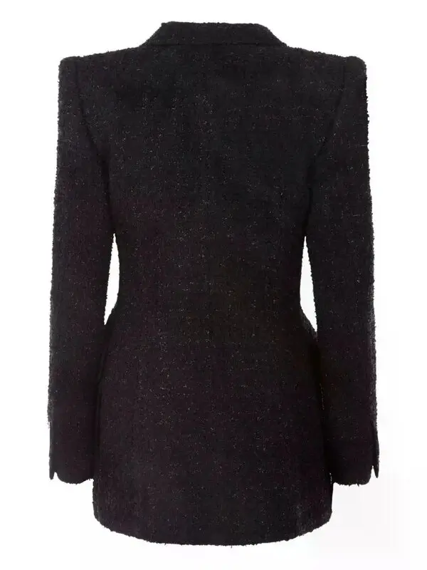 Balenciaga Hourglass Tweed Blazer