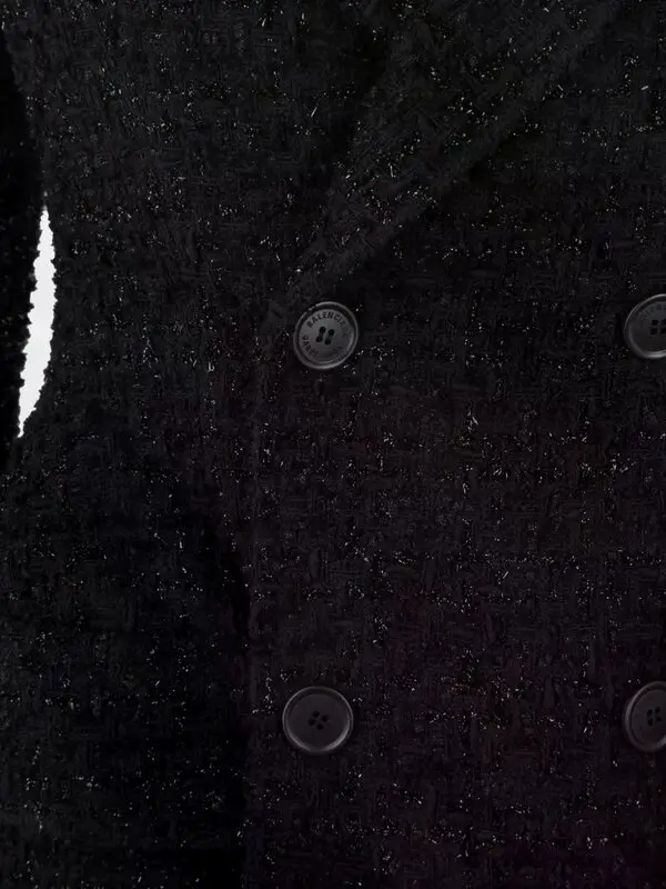 Balenciaga Hourglass Tweed Blazer