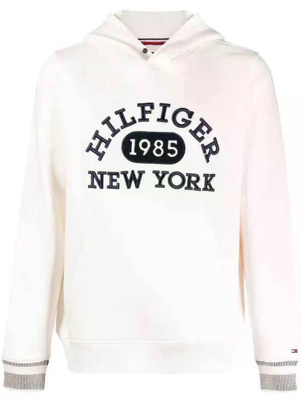 Tommy Hilfiger Embroidered-logo Cotton Hoodie
