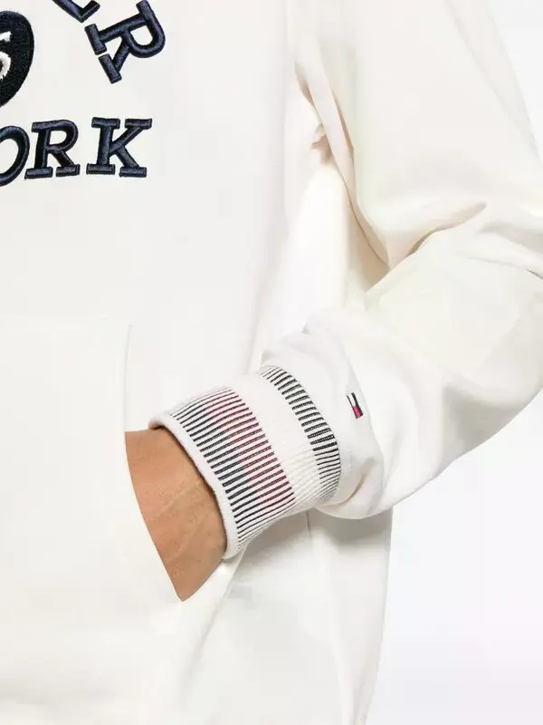 Tommy Hilfiger Embroidered-logo Cotton Hoodie