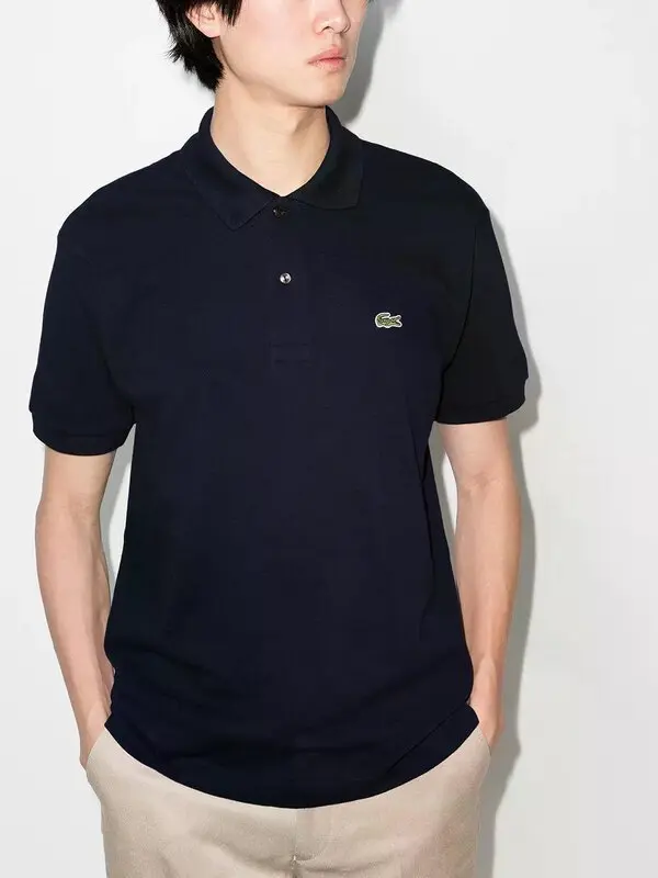 Lacoste Logo-patch Polo Shirt - Blue