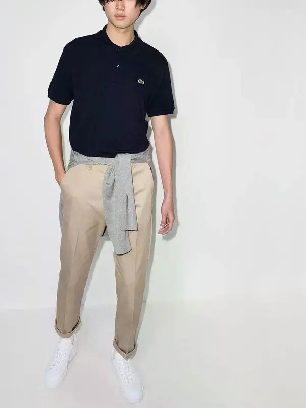 Lacoste Logo-patch Polo Shirt - Blue