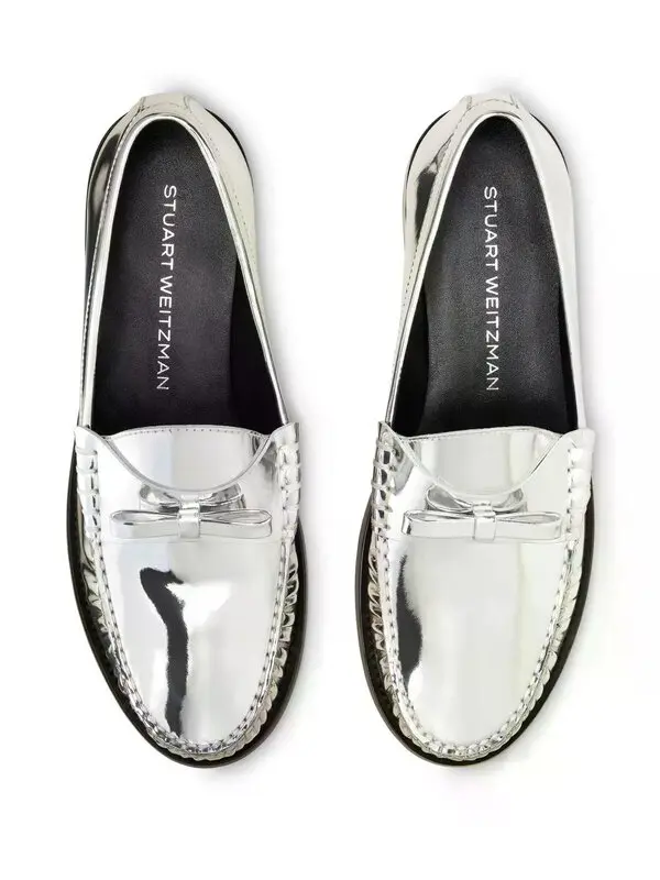 STUART WEITZMAN Lottie Bow Loafers