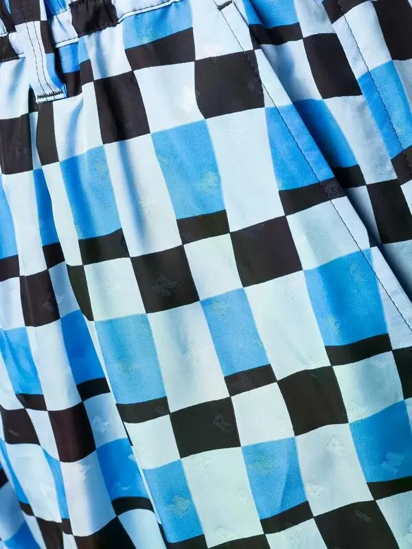 Marni Checked Knee-length Shorts