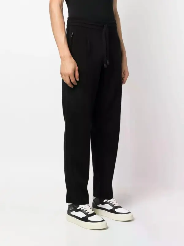 Brioni Drawstring-waist Straight-leg Trousers
