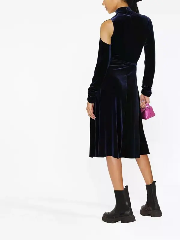 Versace Velvet Wrap Dress