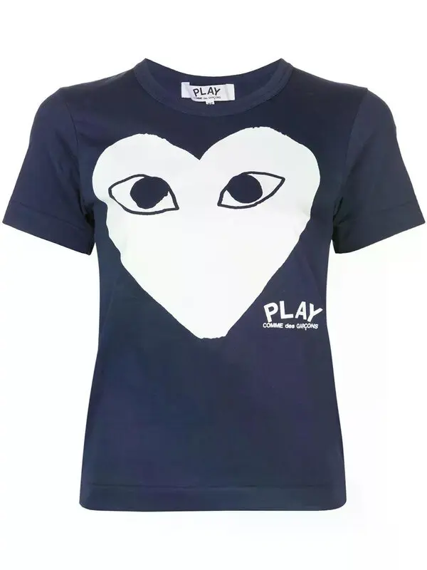 Play Comme Des Garcon Printed Crewneck T-shirt