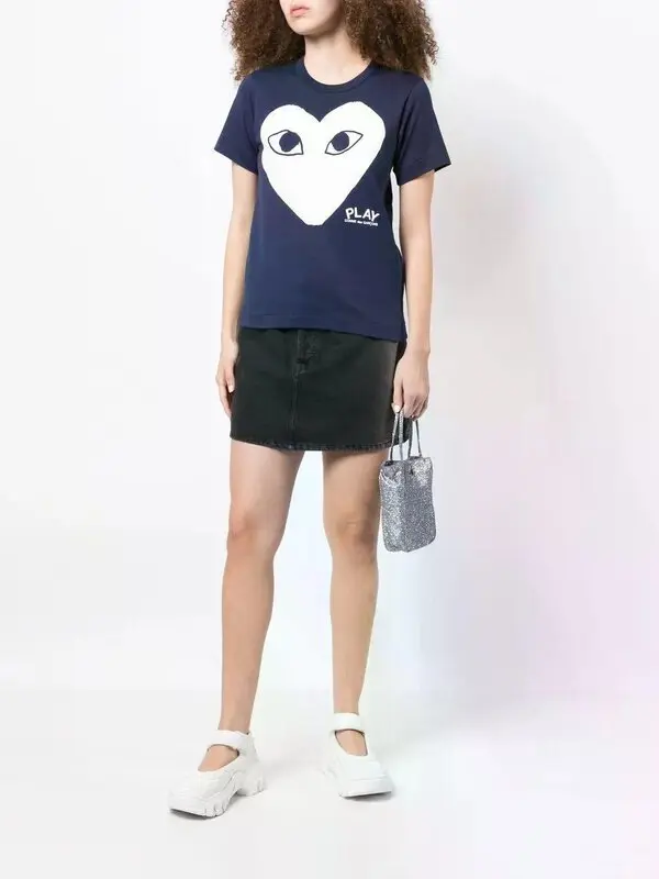 Play Comme Des Garcon Printed Crewneck T-shirt