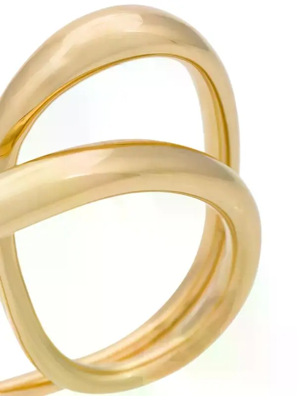 Charlotte Chesnais Gold-plated Two-finger Ring