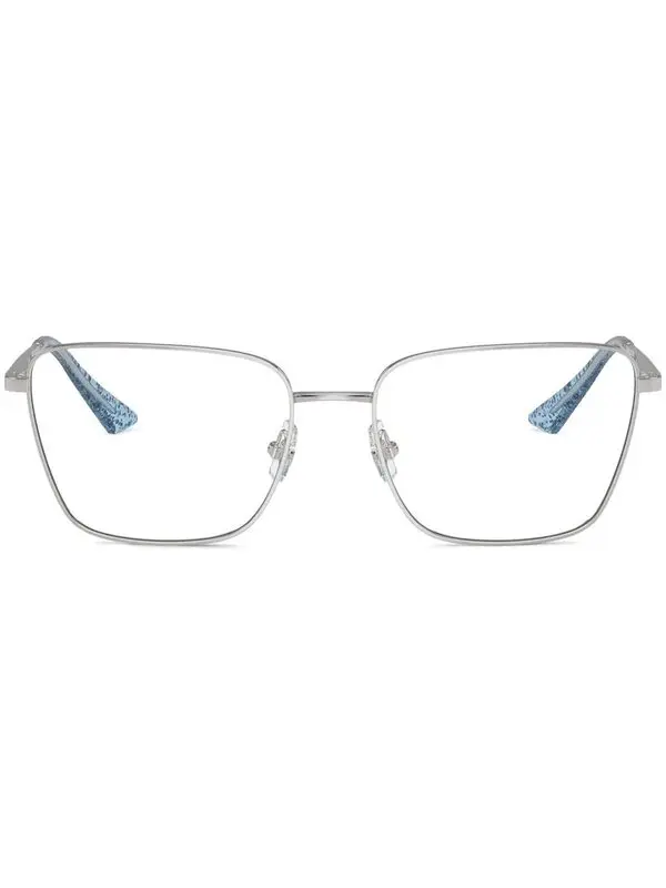 JIMMY CHOO Rectangle Frame Glasses - Silver