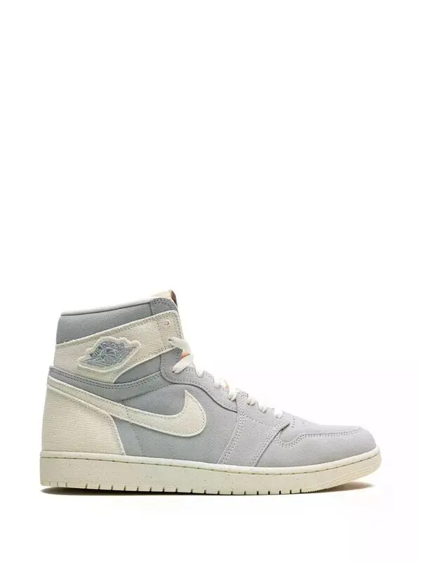 JORDAN Air 1 High Og Craft Sea Glass Sneakers - Grey