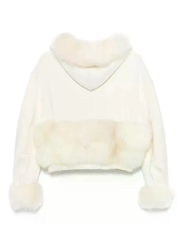 LOULOU Faux-fur Hoodie